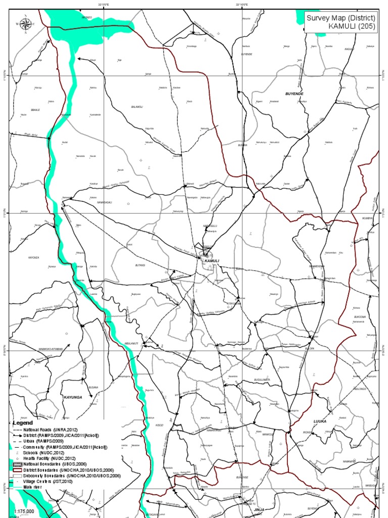 Map of Kamuli Uganda | PDF