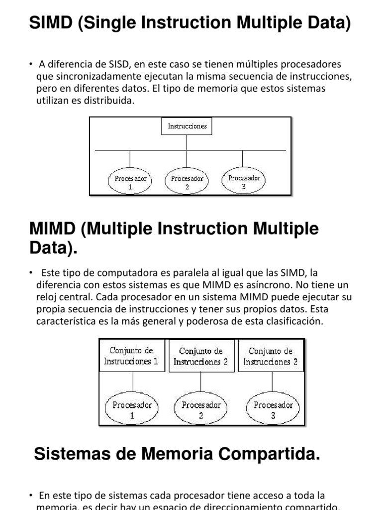 SIMD (Single Instruction Multiple Data) | PDF