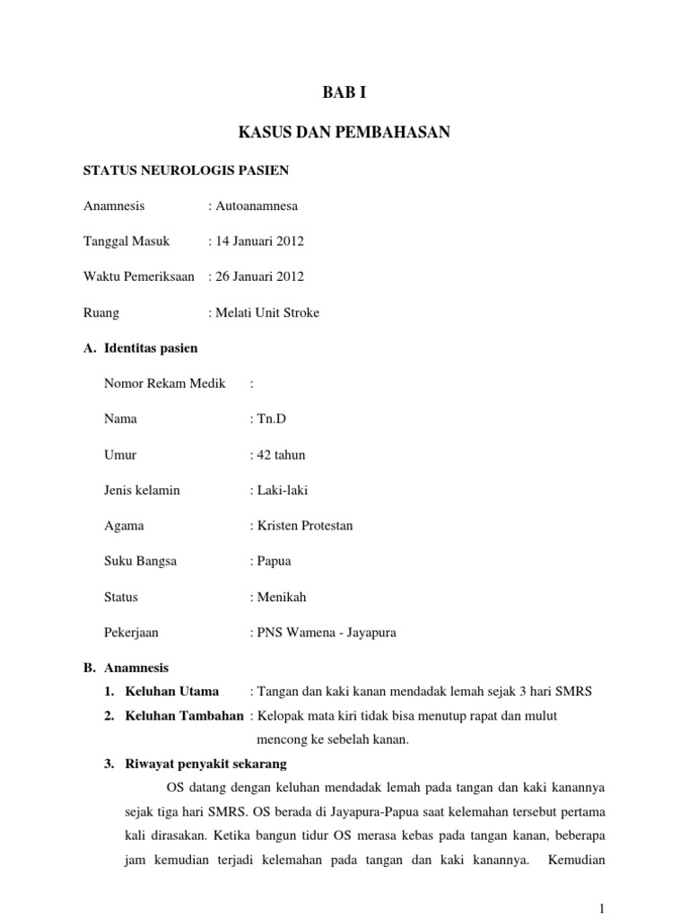 SNH Hemiparese Alternans | PDF