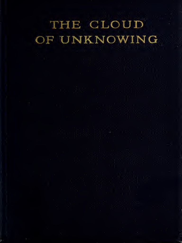 The Cloud of Unknowing, Mystical Contemplation Classic | Mysticism ...