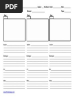 Film-Video Story Concept WorkSheet | PDF | Games & Activities