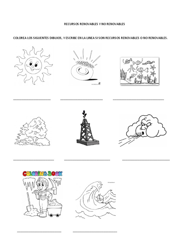 Taller Recursos Renovables y No Renovables