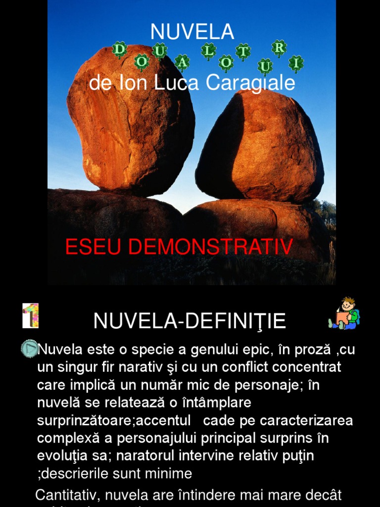 Doua Loturi de I.L.caragiale | PDF
