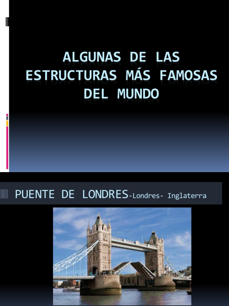 Estructuras Famosas Del Mundo | PDF | Torre | Science
