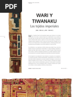 Textilería de la Cultura Wari | PDF | Tapiz | Textiles