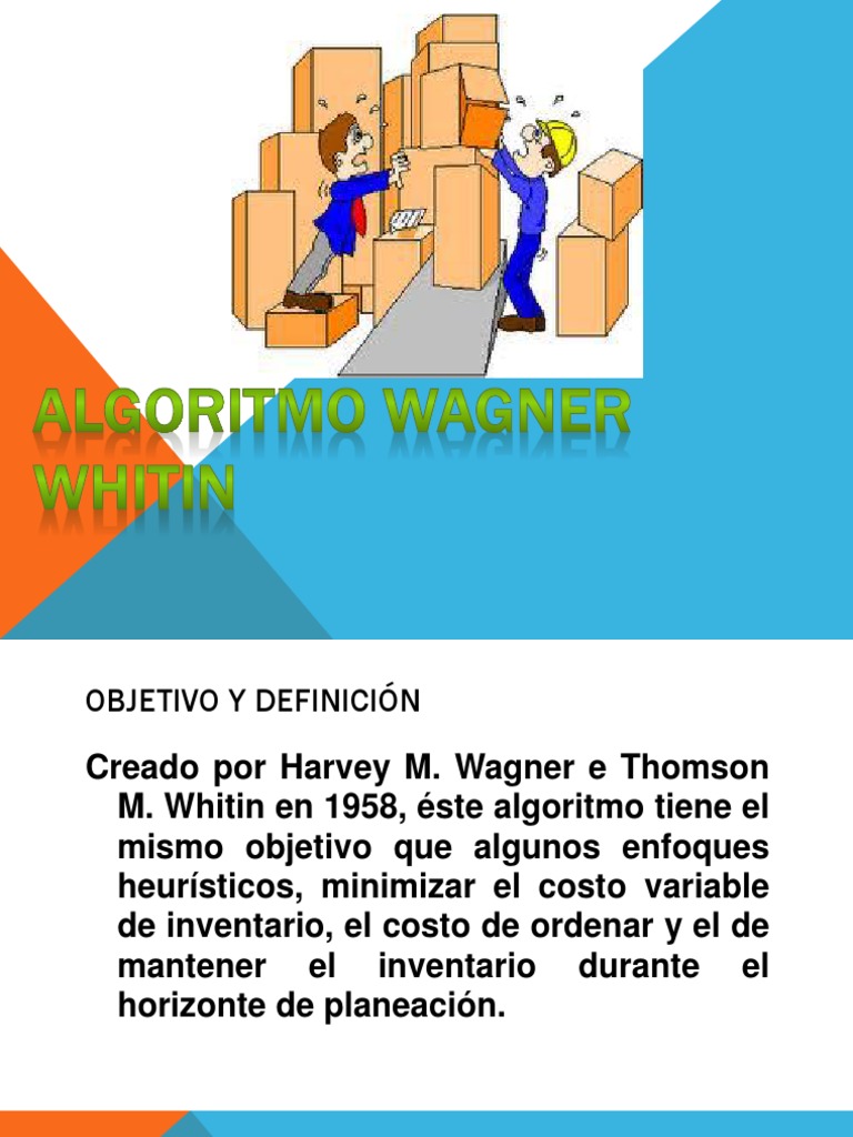 Algoritmo Wagner Whitin | PDF