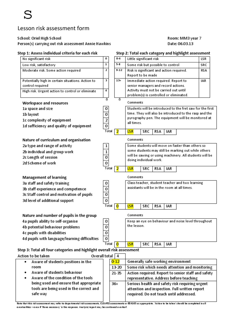 Risk Assessment Buffer | PDF