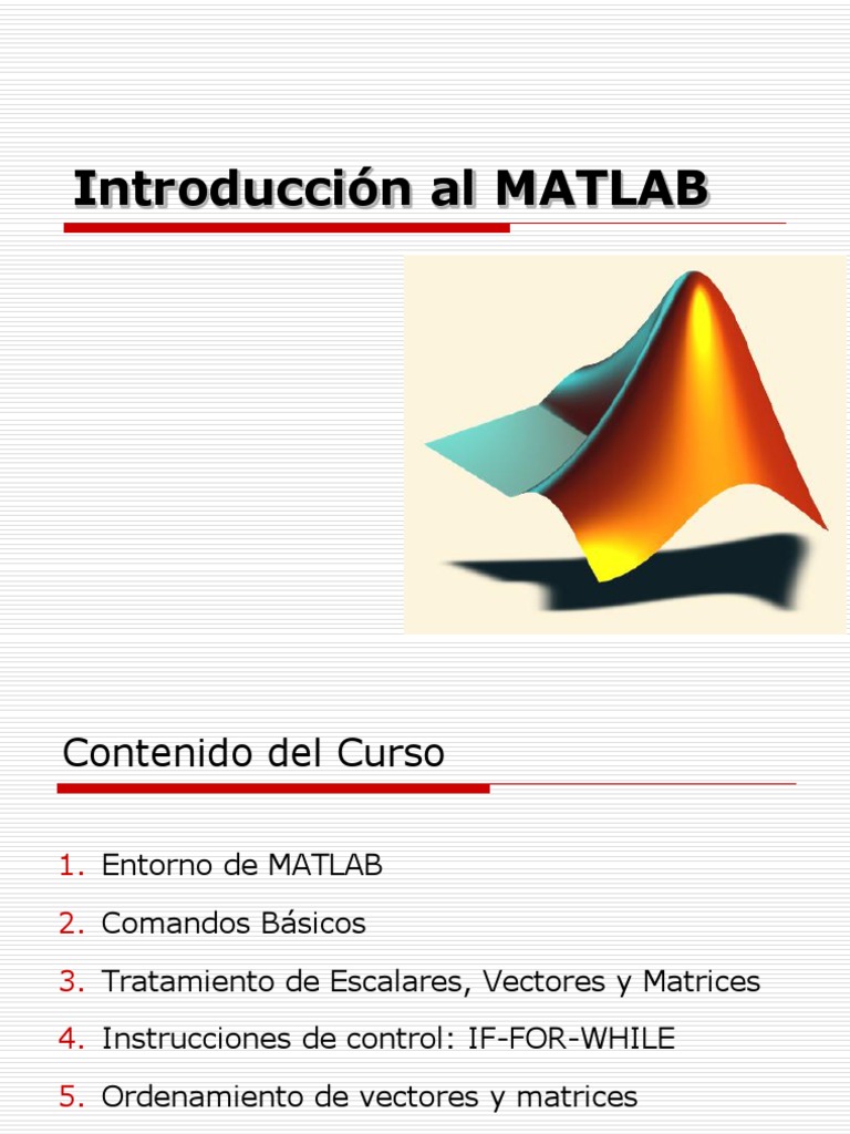 MatLab Comandos Basicos Funciones | PDF | Matriz (Matemáticas) | Estructura de datos de matriz