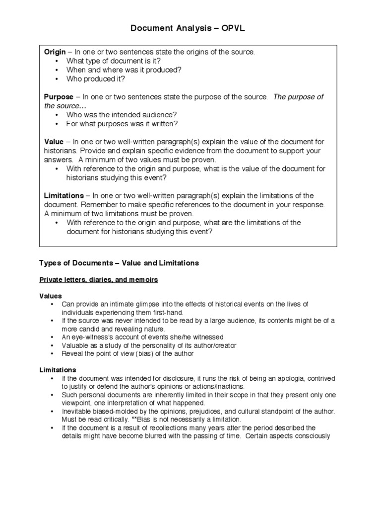 OPVL Handout | PDF | Bias | Propaganda