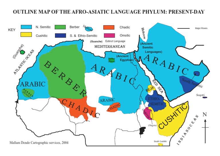 Afro-Asiatic Language Family Map | PDF
