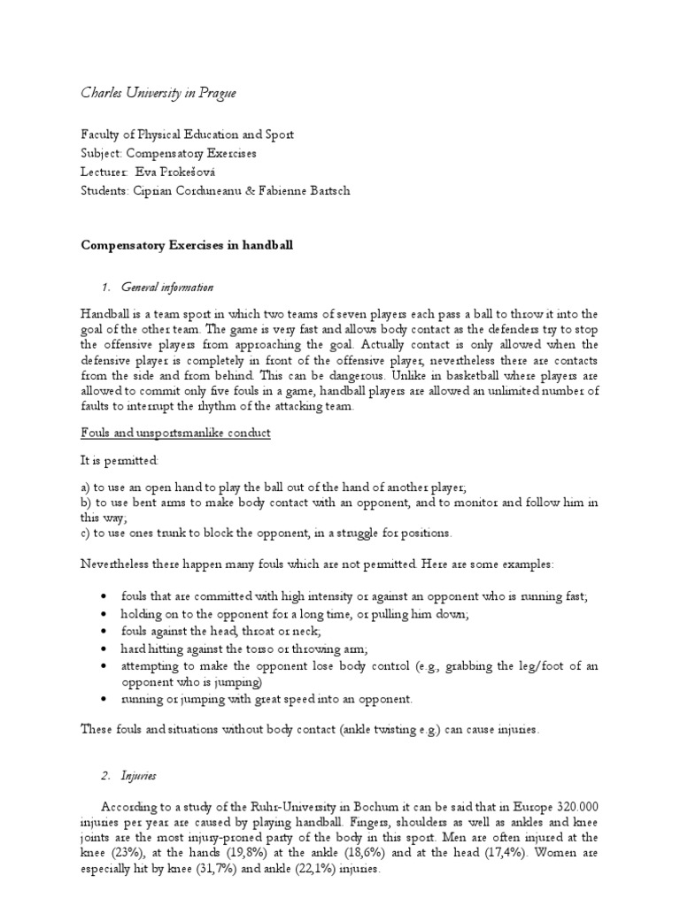 Compensatory Exercises | PDF | Elbow | Anatomical Terms Of Motion