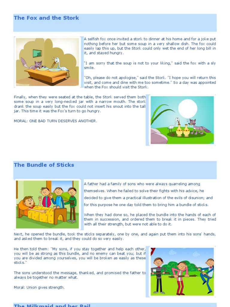 The Fox and the Stork.docx | Rabbit