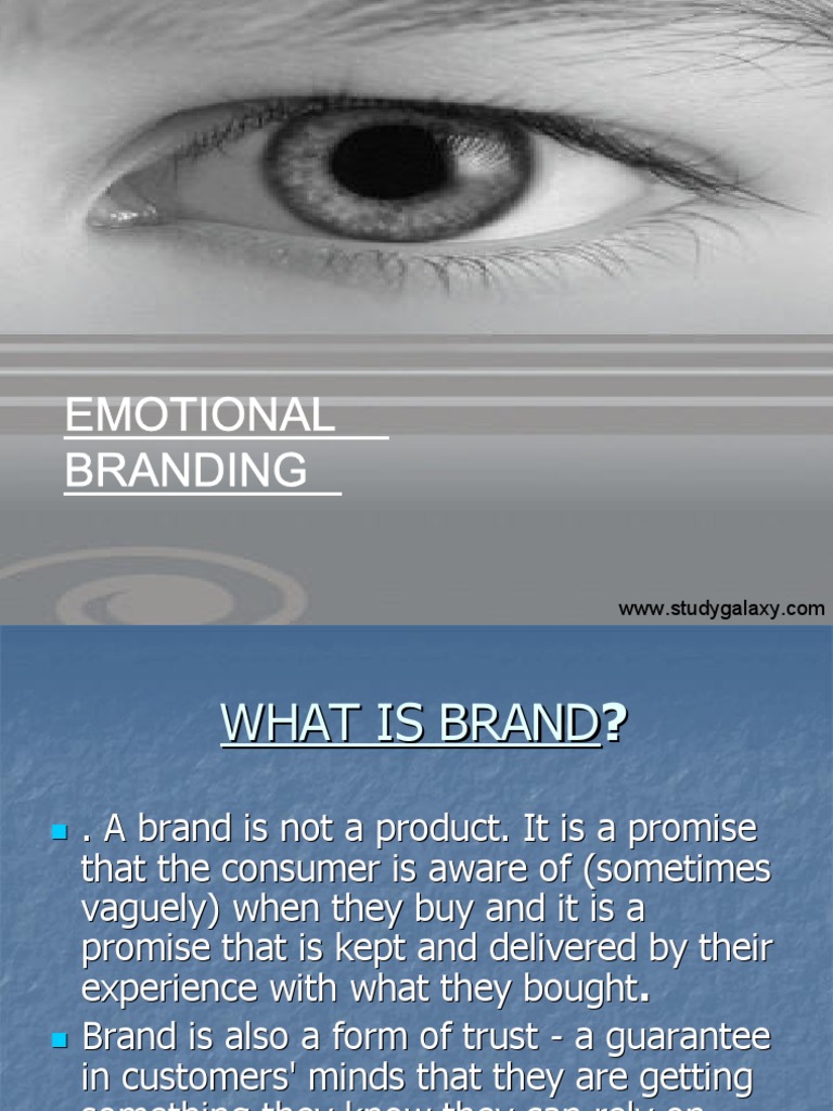 Emotional Branding.ppt | Brand | Business Economics