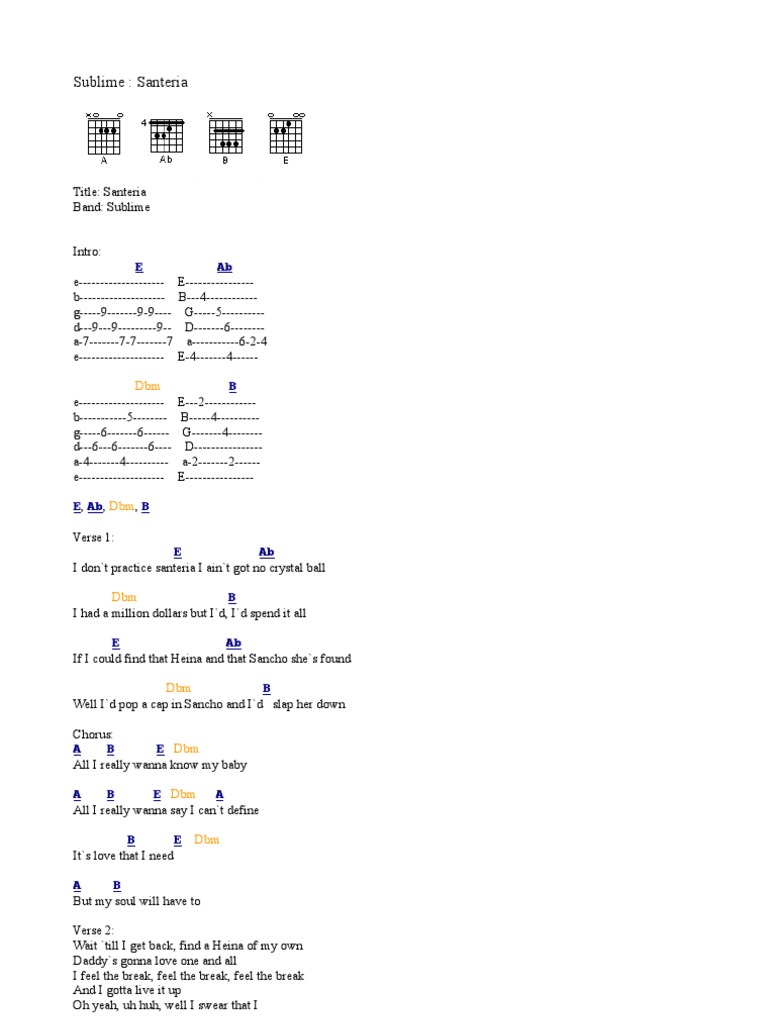 Santeria Sublime Pdf