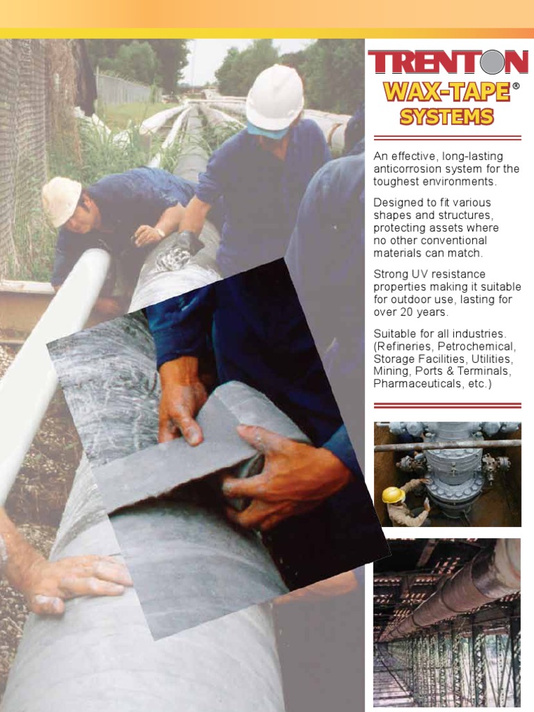 English Trenton Wax Tape Systems | PDF | Corrosion | Paint