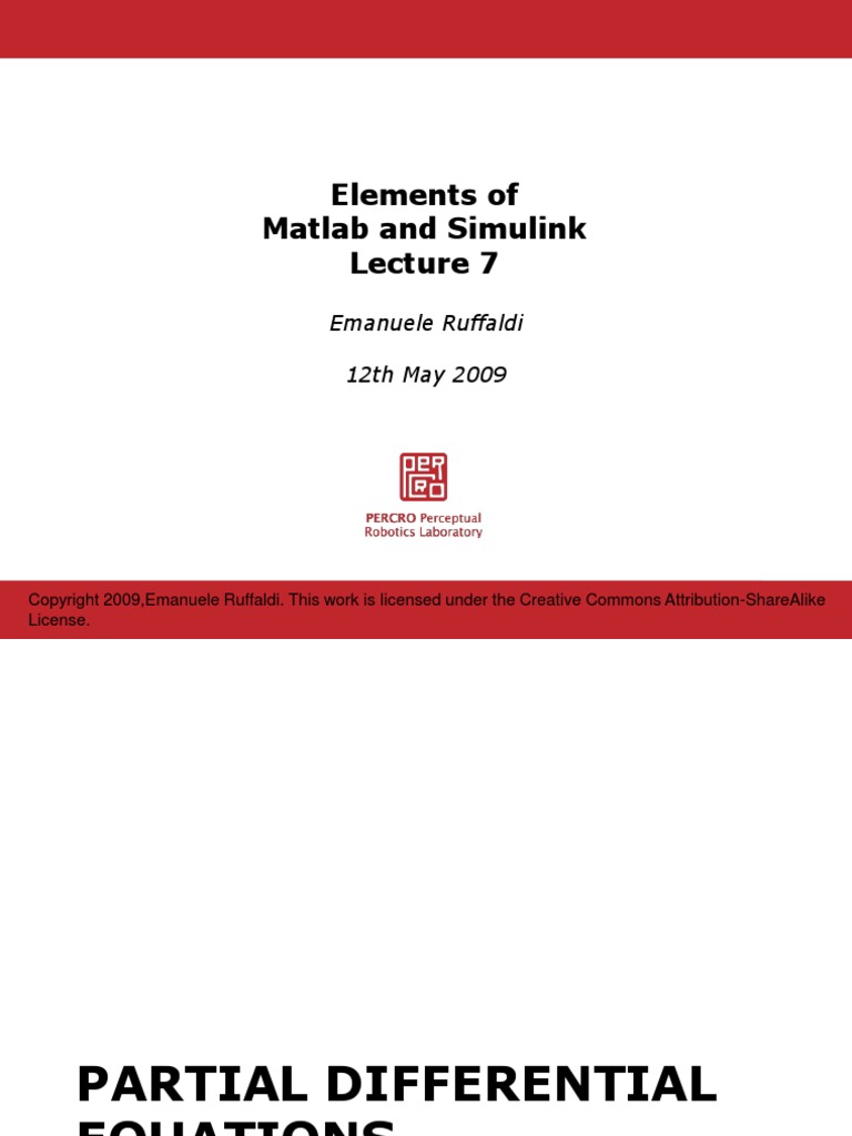 Elements of Matlab Simulink | PDF | Partial Differential Equation | Finite Element Method