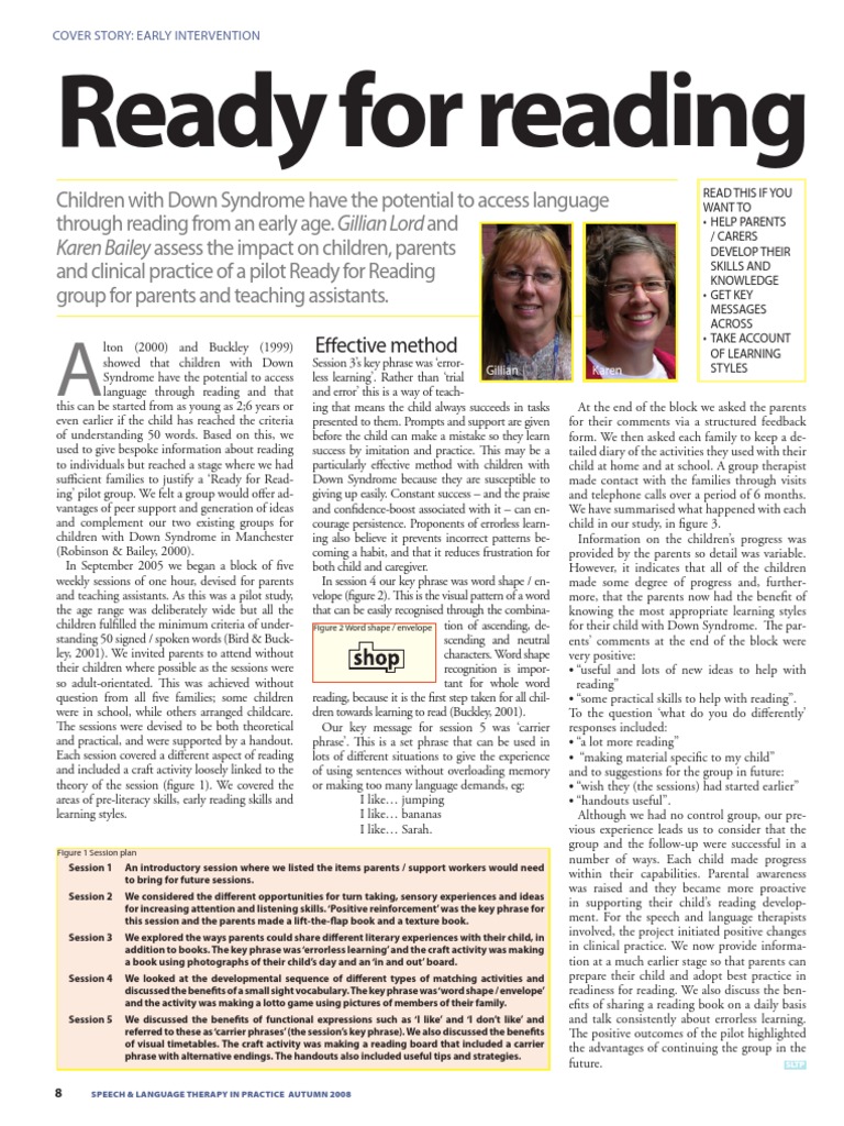Ready For Reading | PDF | Reading (Process) | Vocabulary
