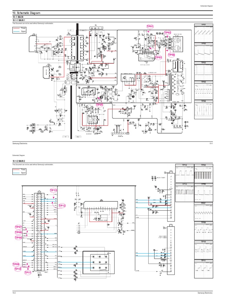 Samsung TV - Schematic Diagram | PDF | Telecommunications Engineering | Electronics