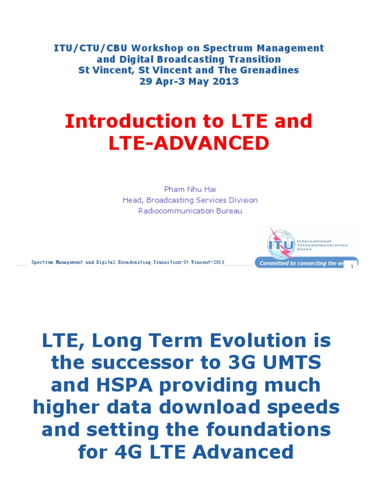 Introduction To LTE and Lte-Advanced | PDF | Lte (Telecommunication) | 4 G