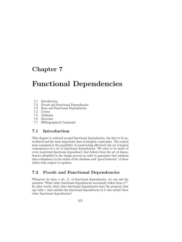 Functional Dependency Download Free Pdf Scientific Modeling Data Model