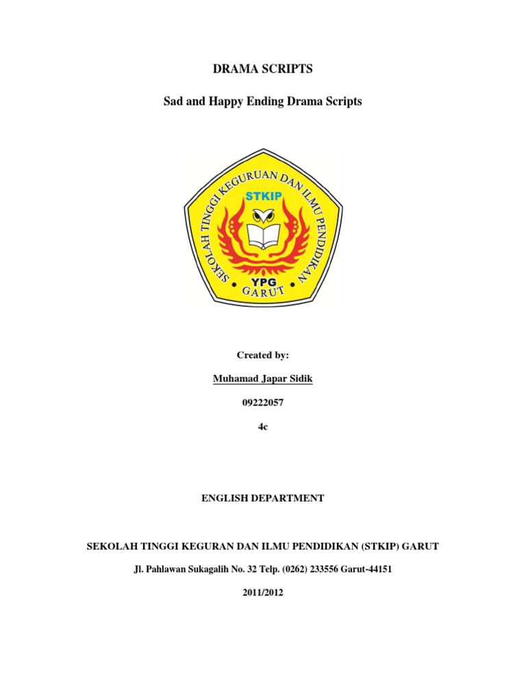 Drama Scripts: Happy & Sad Endings | PDF