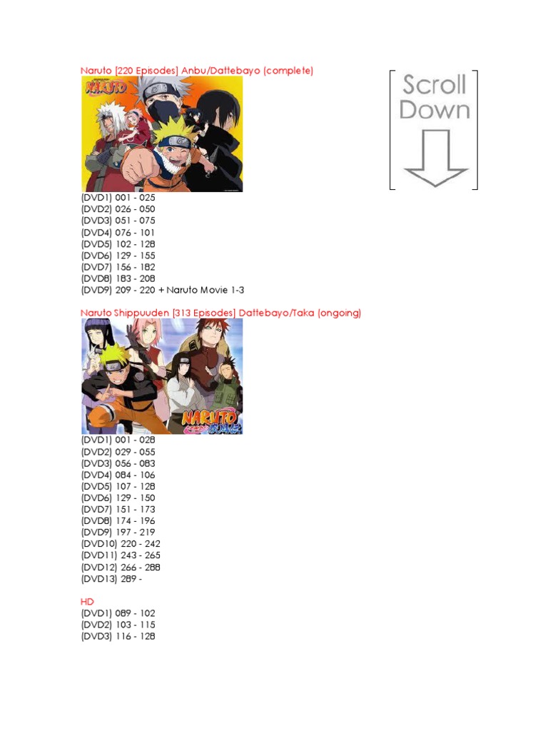 Complete Anime Episode Guide | PDF | Japanese Animation Studios | Anime ...