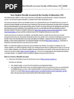 SINU Moodle Student Login Guide | PDF | Login | Computing