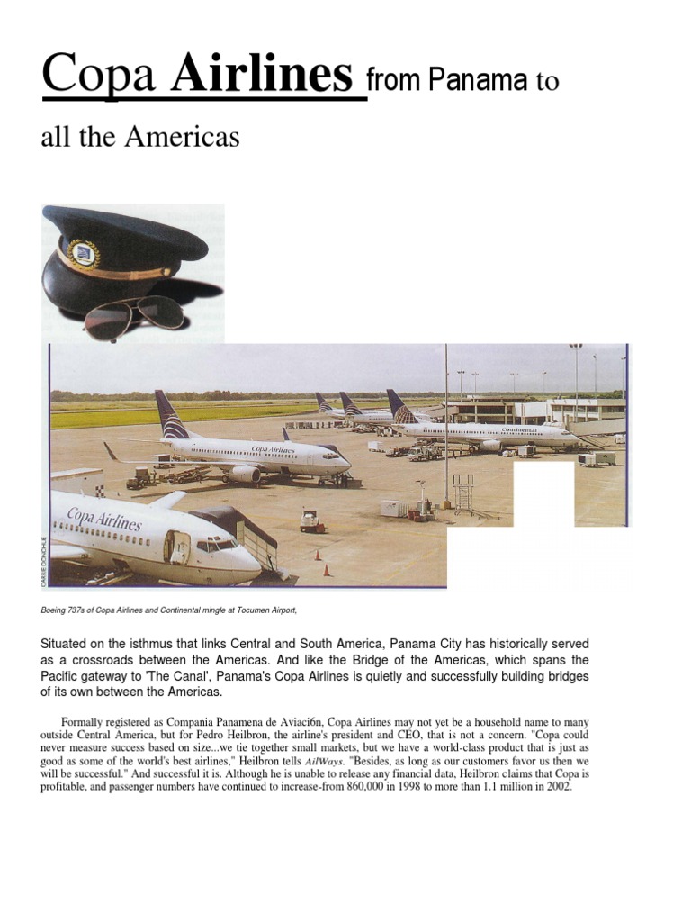 Copa Airlines Story English Part 1 | PDF | Panama | Airlines