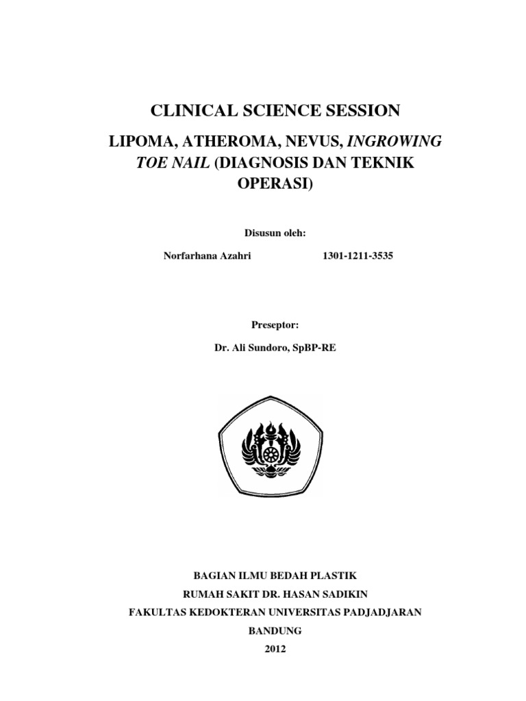 Teknik Operasi Lipoma dan Atheroma | PDF | Sains & Matematika | Komputer