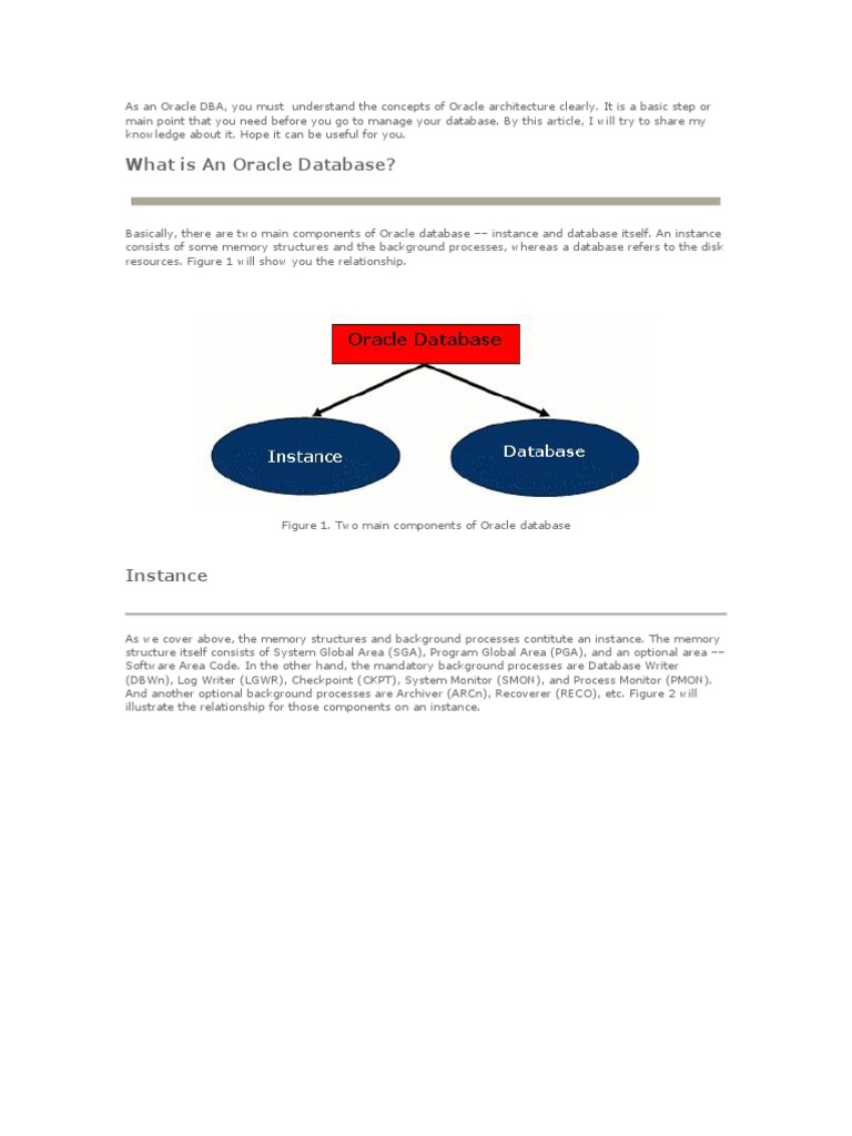 Oracle Architecture | PDF | Oracle Database | Databases