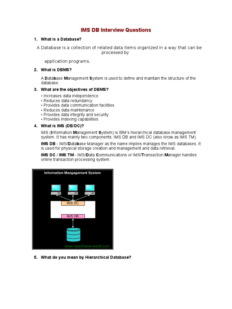 Ims DB - 1 | Download Free PDF | Databases | Information Management