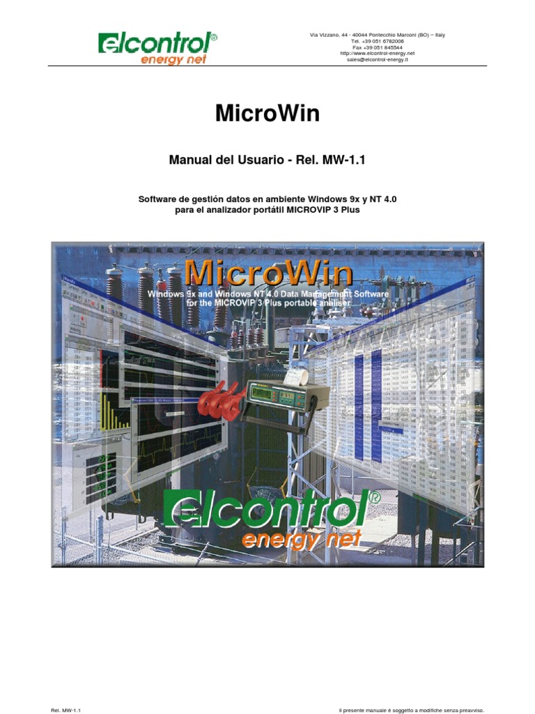 Manual de Usuario MicroWin para MICROVIP 3 Plus | PDF | Ventana ...