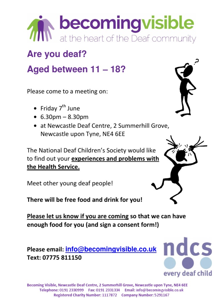 Meeting for Deaf Youth in Newcastle | PDF | Lifestyle
