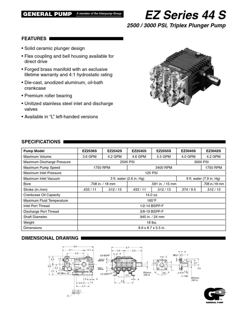 Ez3042s Pump | PDF | Pump | Engines