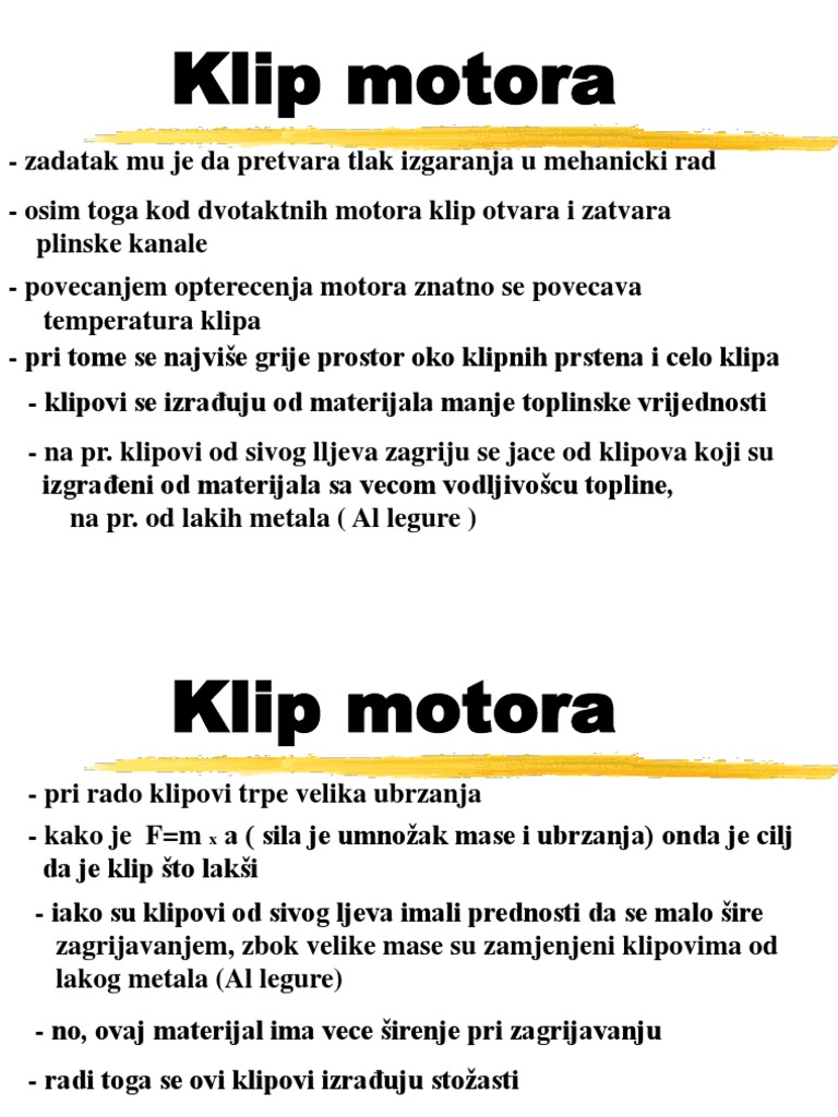 12 Klip Motora | PDF