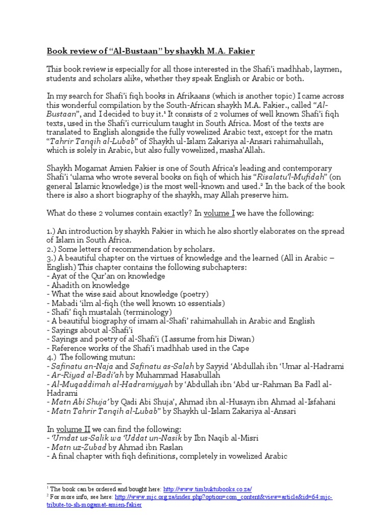 Book Review Bustaan | PDF | Islamic Theology | Islamic Ethics