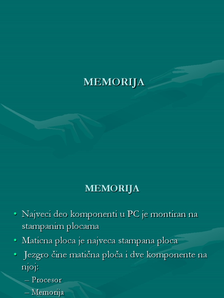 Memorija | PDF