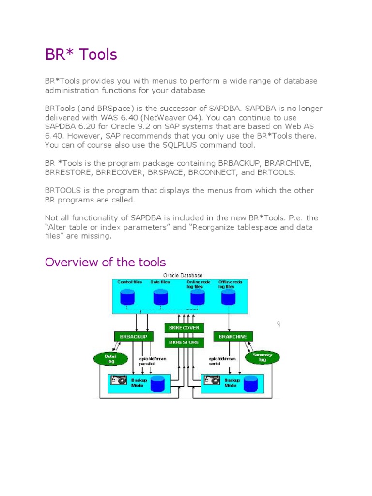 BR Tools: Overview of The Tools | PDF