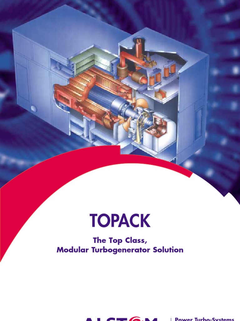 Alstom Gen TOPACK PDF | PDF | Electric Generator | Power Station