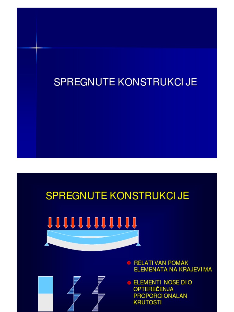 Spregnute Konstrukcije | PDF