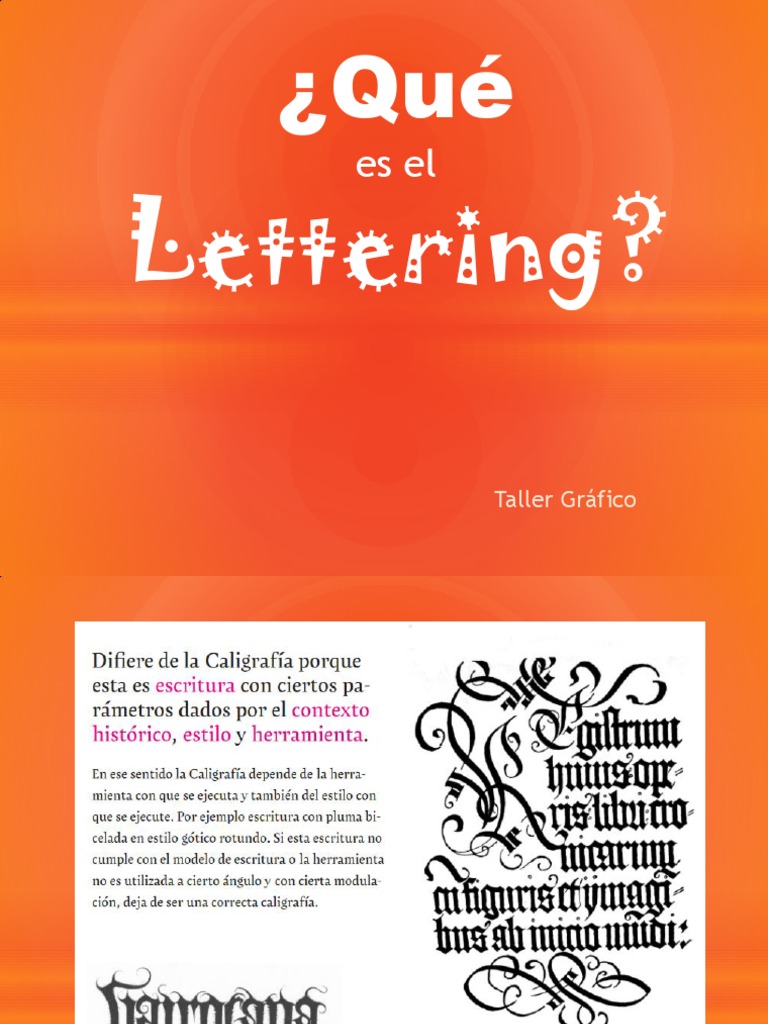 Introducción al lettering y al taller gráfico: ¿Qué es el lettering y ...