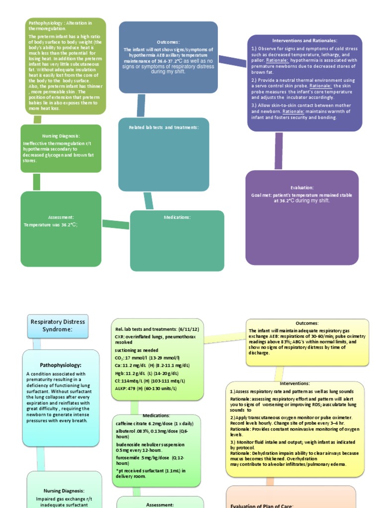 OB Concept Map | PDF | Preterm Birth | Hypothermia