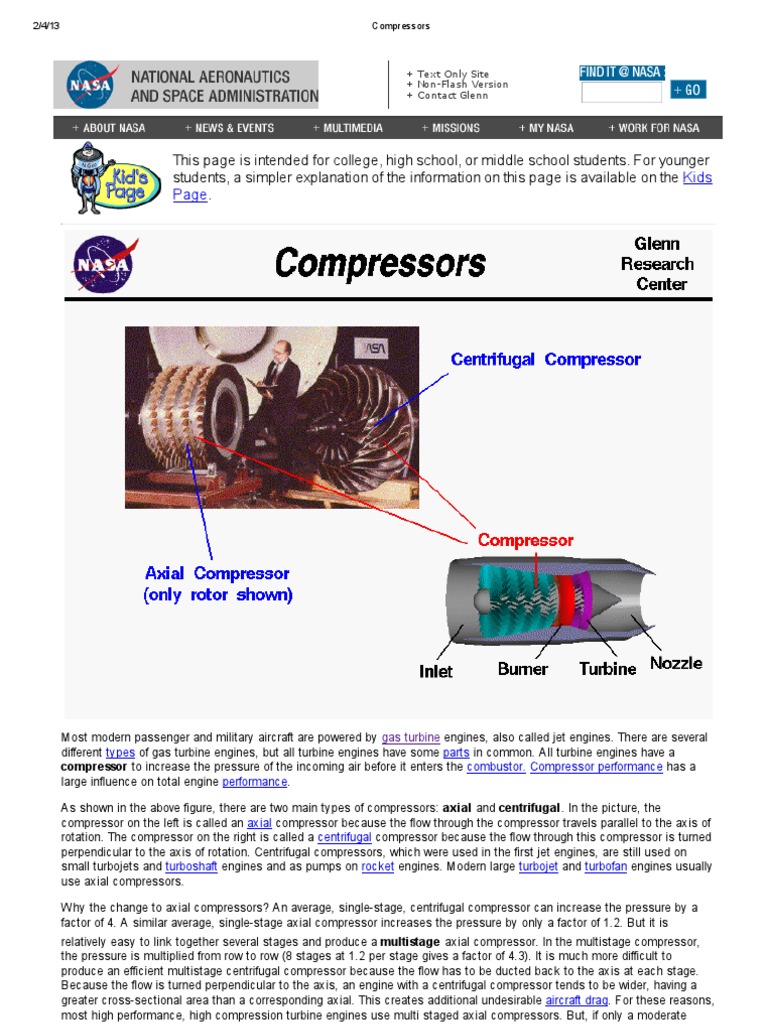 Compressors | PDF | Gas Compressor | Jet Engine