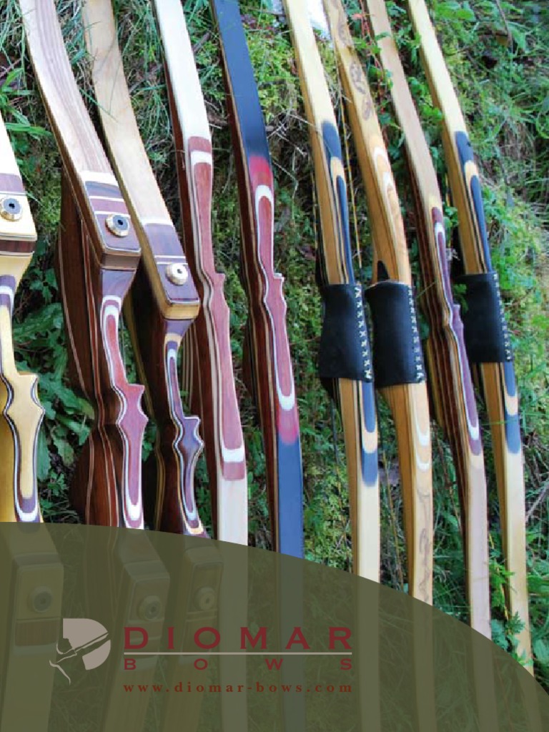 Guía de Montaje y Cuidado de Arcos DIOMAR-BOWS | PDF | Arco y flecha | Cuerda
