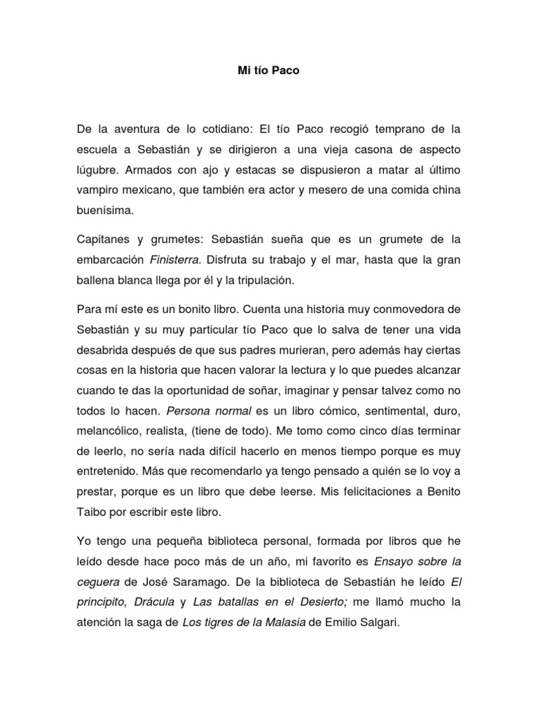 Persona Normal | PDF