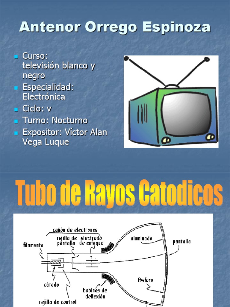 Tubo de Rayos Catodicos | PDF | Tubo de rayos catódicos | Electrodo