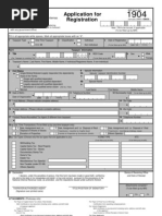 Bir Form 1903 - Registration Corp (Blank) | PDF | Taxpayer | Fiscal Year