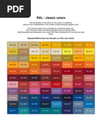 NRF Color Codes | PDF | Pastel | Grey