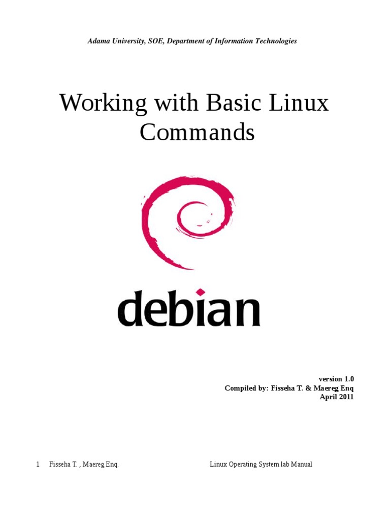 Basic Linux OS Commands PDF | PDF | Kernel (Operating System) | Shell ...