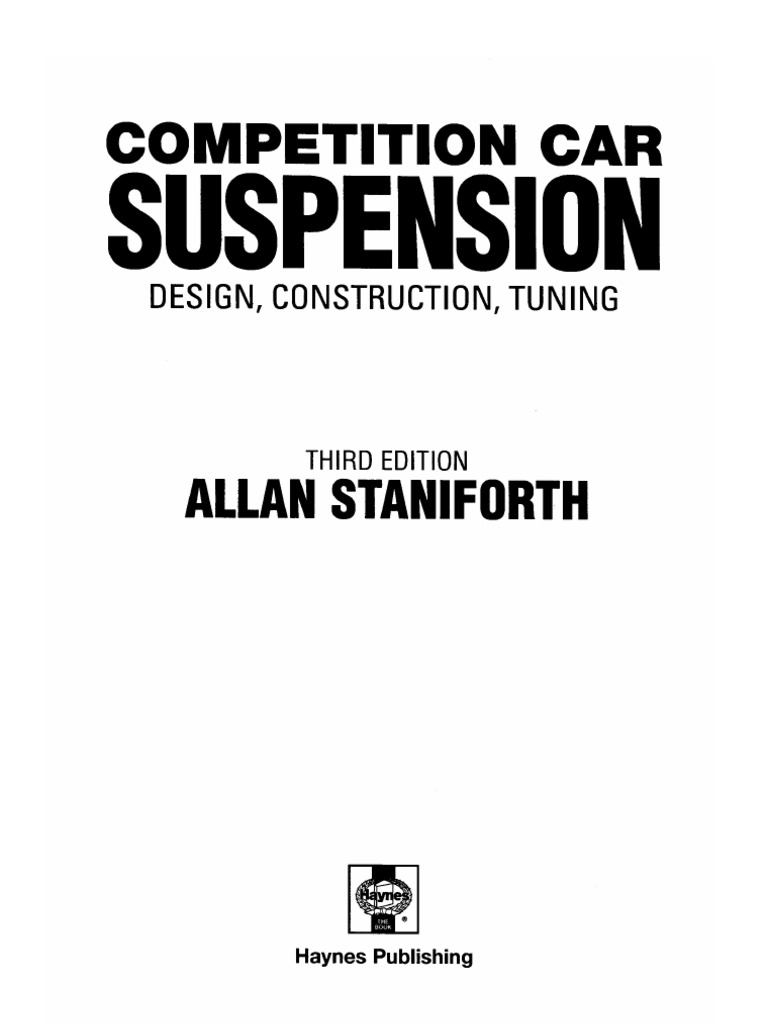 Competition Car Suspension | PDF